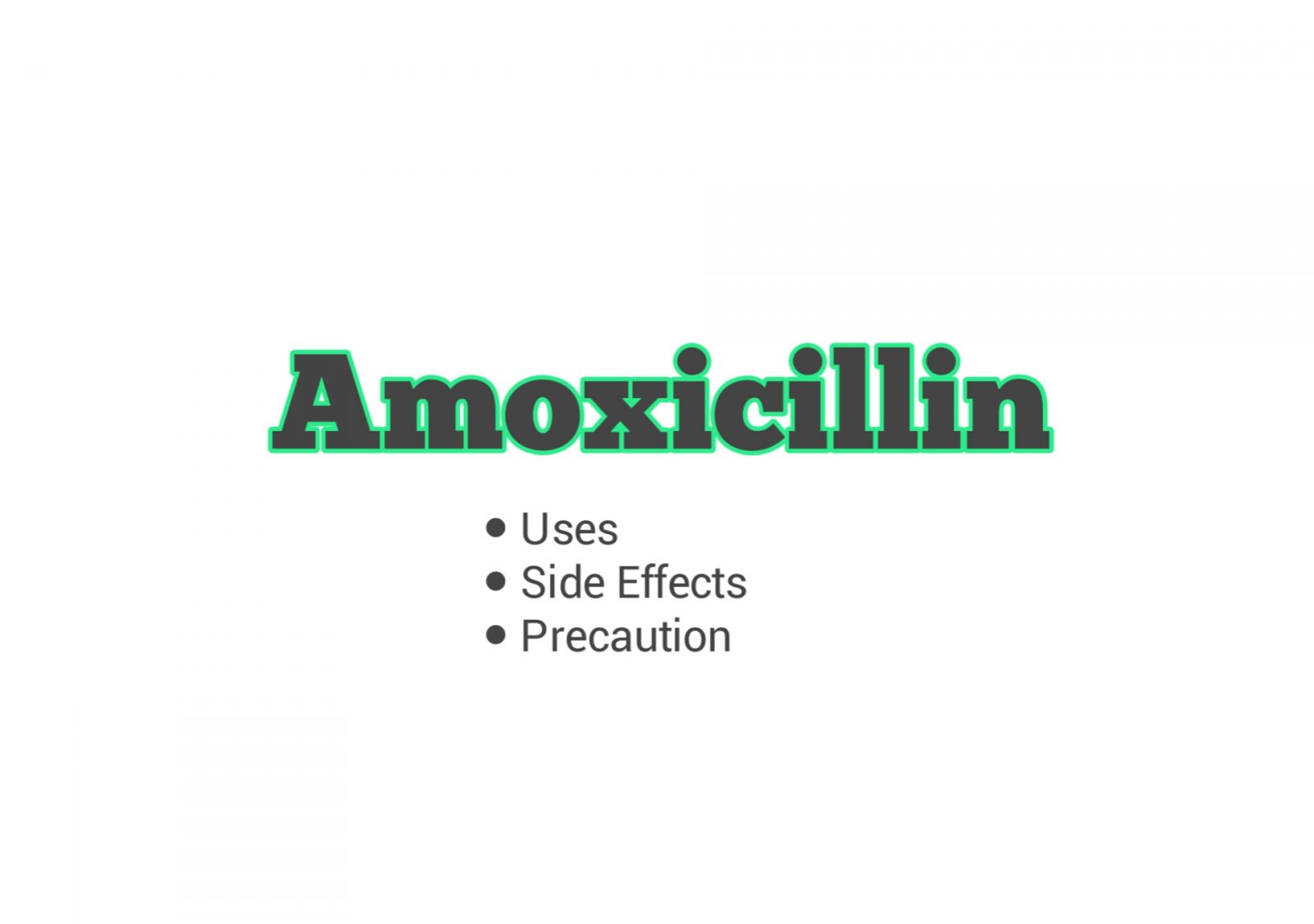 Amoxicillin: Uses, Side Effects, Dosage & FAQs | DrugsBank