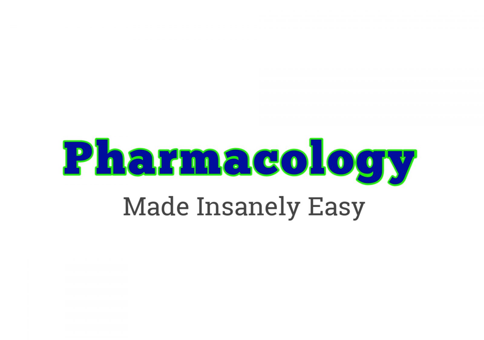 Pharmacology Mnemonics | DrugsBank