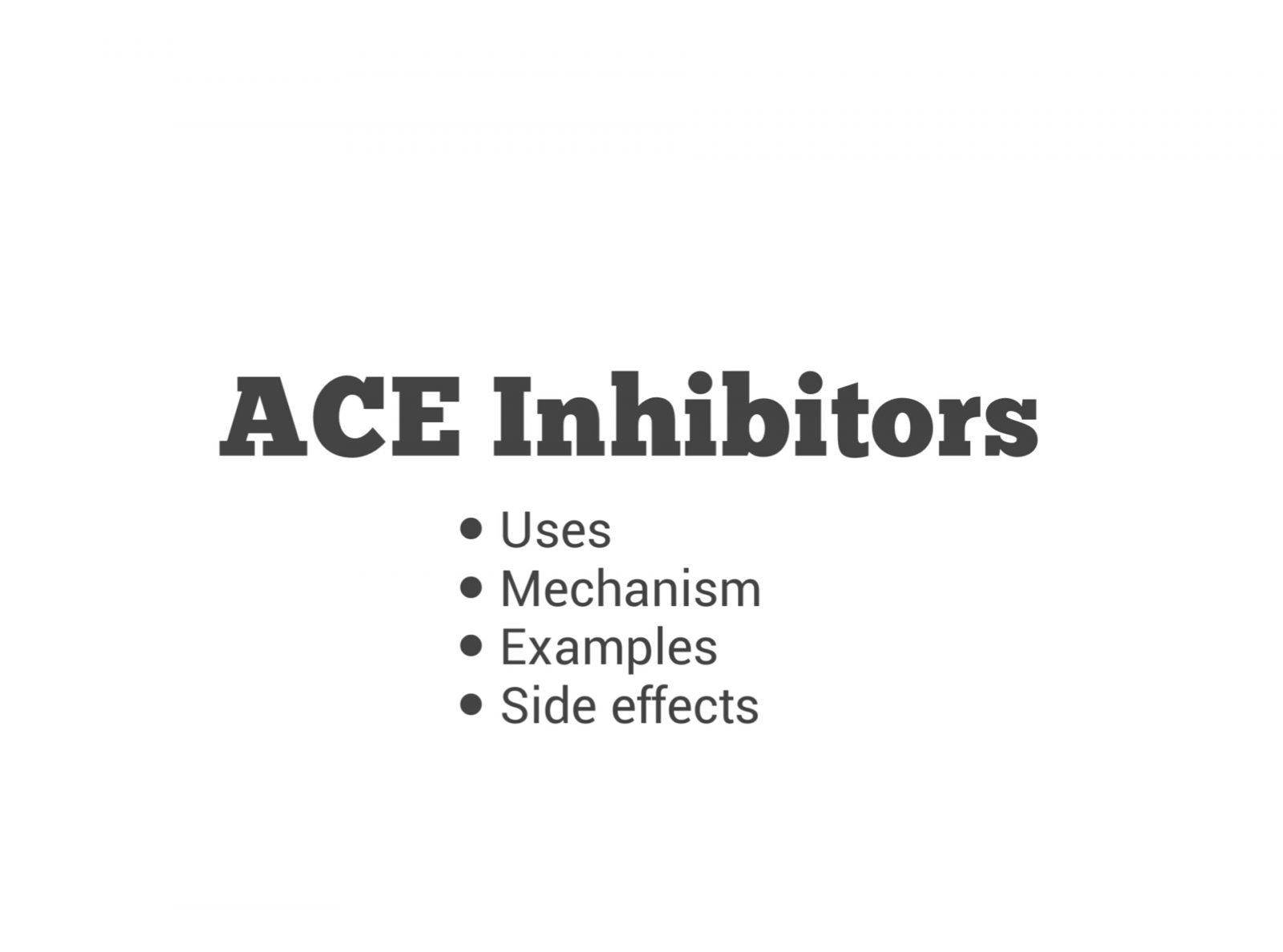 ACE inhibitors | DrugsBank