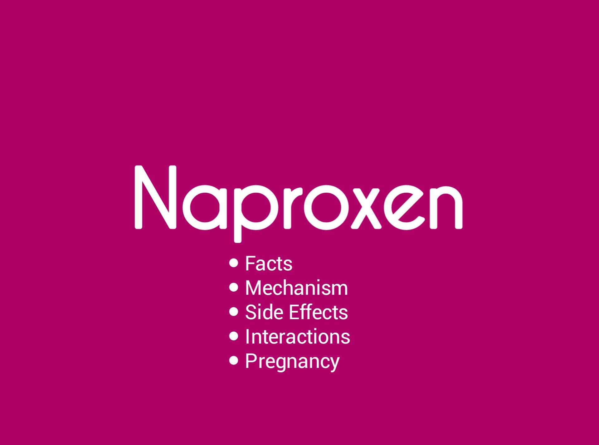 Naproxen: Uses, Side Effects, Dosage etc | DrugsBank