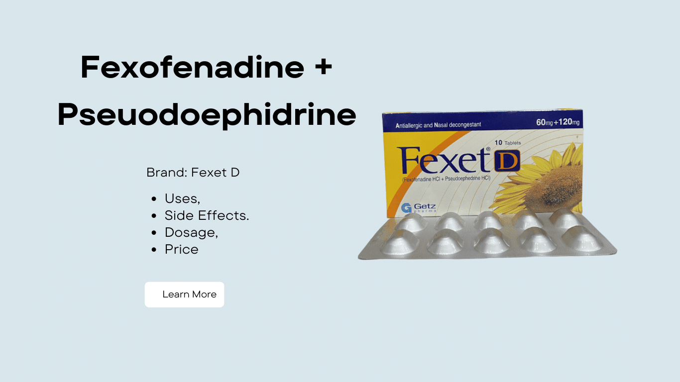 Fexet D Tablet Uses, Side Effects, Dosage & FAQs | DrugsBank
